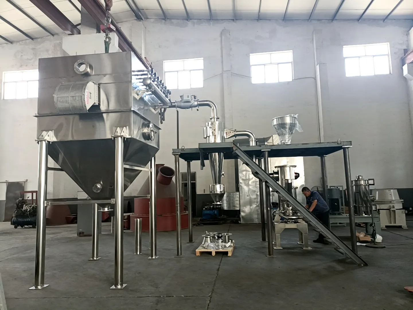 Tricalcium Phosphate Grinding Production Line in Hebei - Jet Mill ...