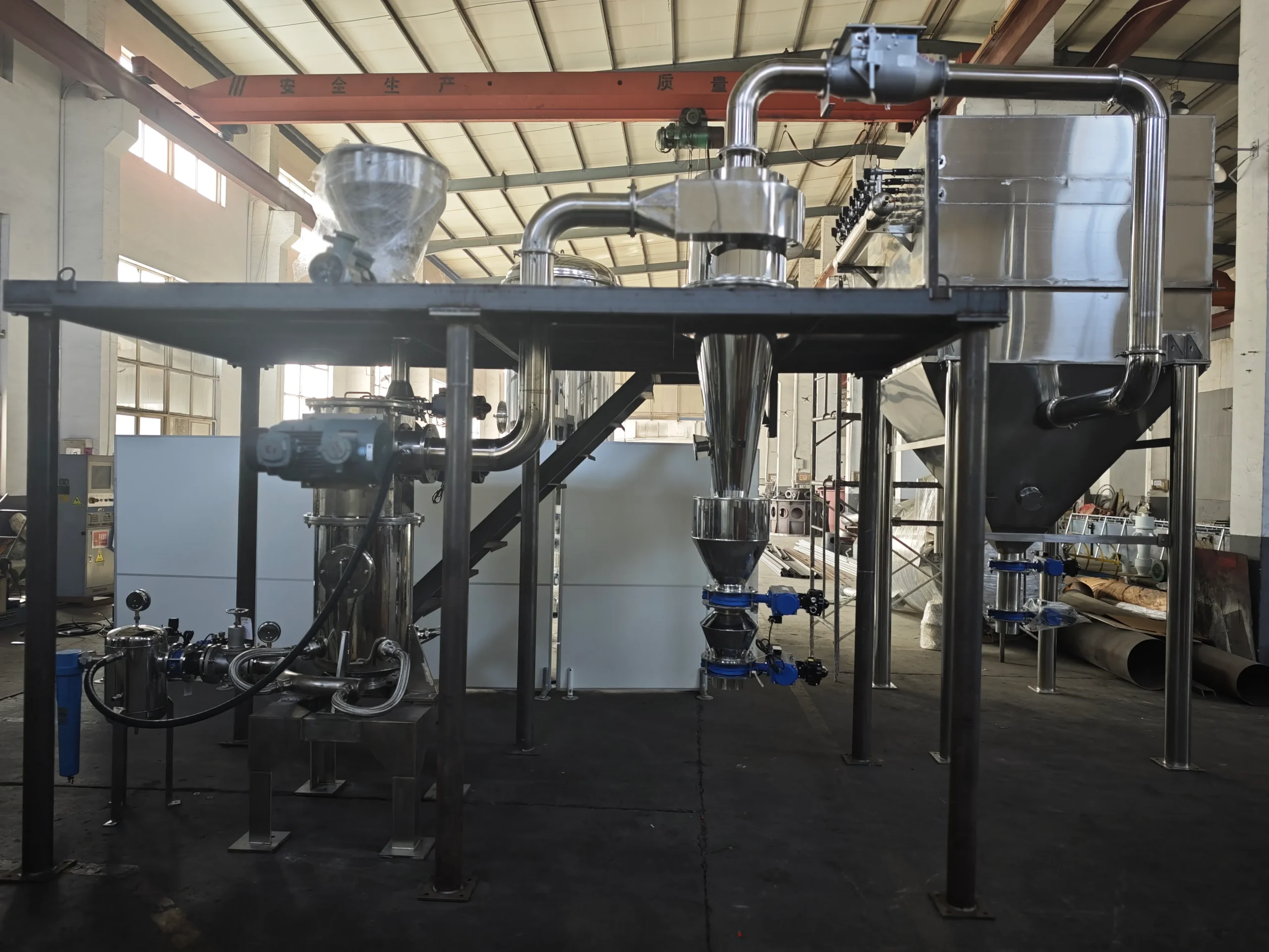 Ultrafine Alumina Grinding Jet Mill Production Line in Sichuan - Jet ...